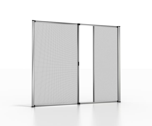 Roll-up fly screen for door with magnetic closure - Silver 03 | NoFlyStore