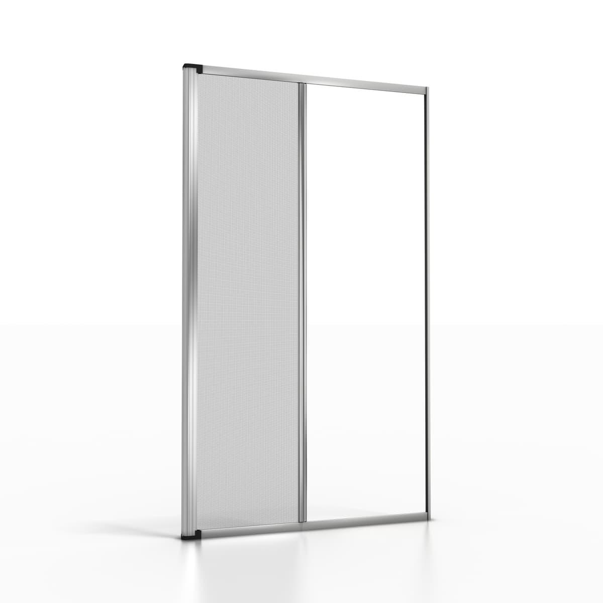 Roll-up fly screen for door with magnetic closure - Silver 03 | NoFlyStore