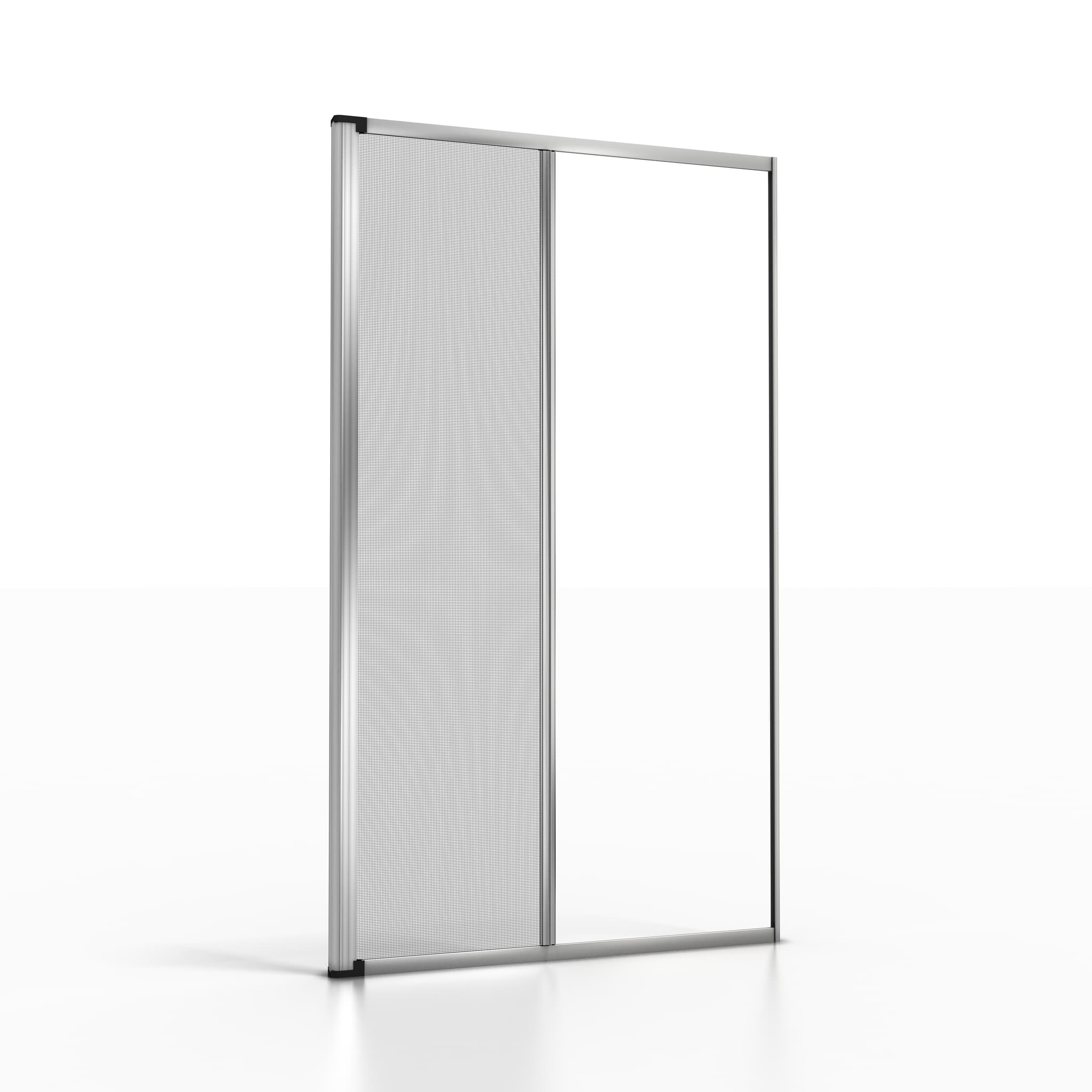 Roll-up fly screen for door with magnetic closure - Silver 03 | NoFlyStore