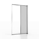 Roll-up fly screen for door with magnetic closure - Silver 03 | NoFlyStore